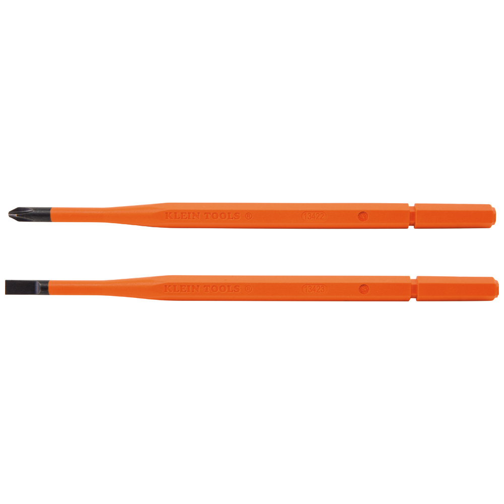 Screwdriver Blades, Insulated Single-End, 2-Pack - 13156 | Klein Connection