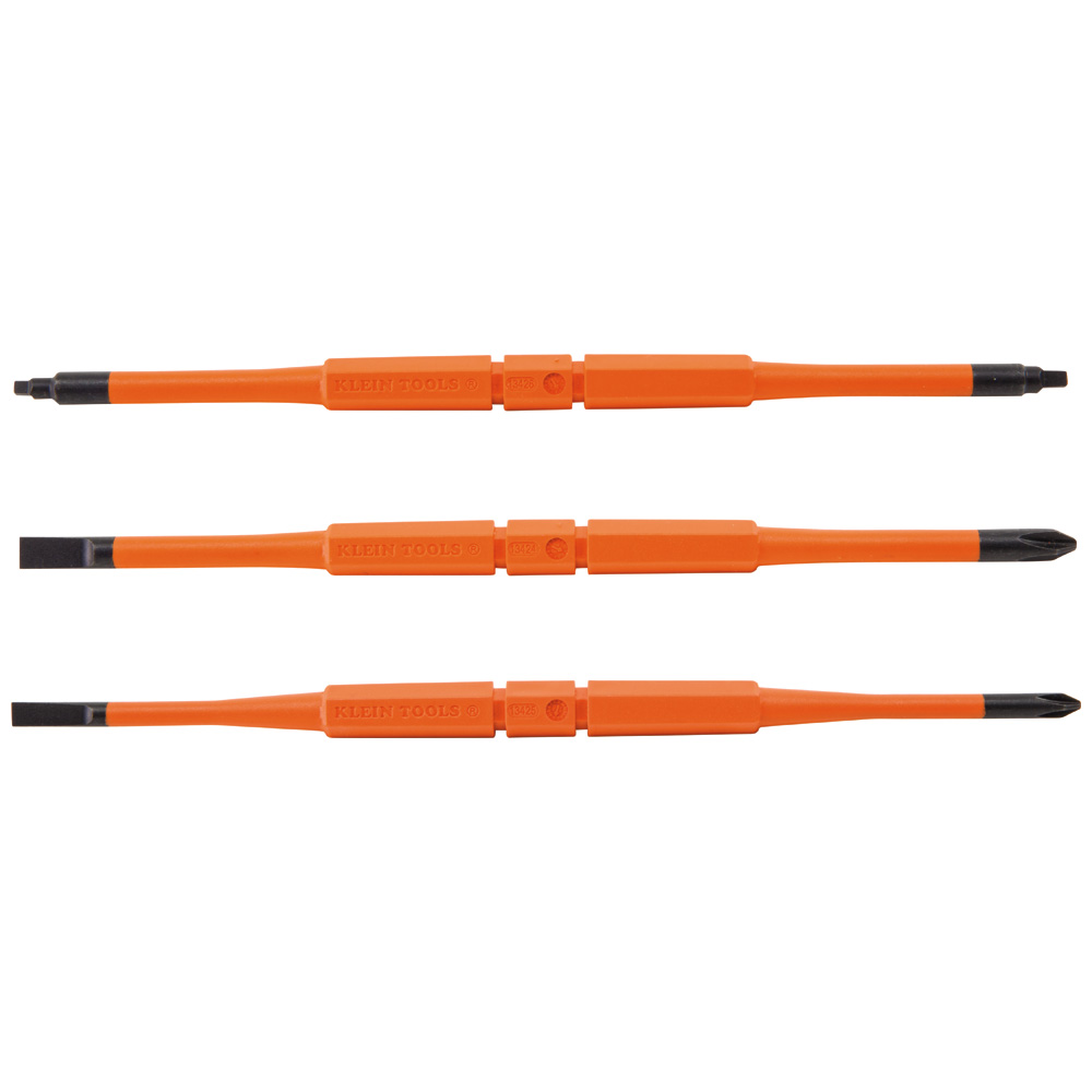 Screwdriver Blades, Insulated Double-End, 3-Pack - 13157 | Klein Connection